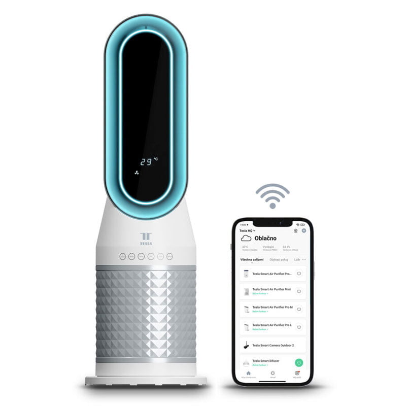 Tesla představila ohřívač vzduchu Tesla Smart Heater HTR300 - IT Revue