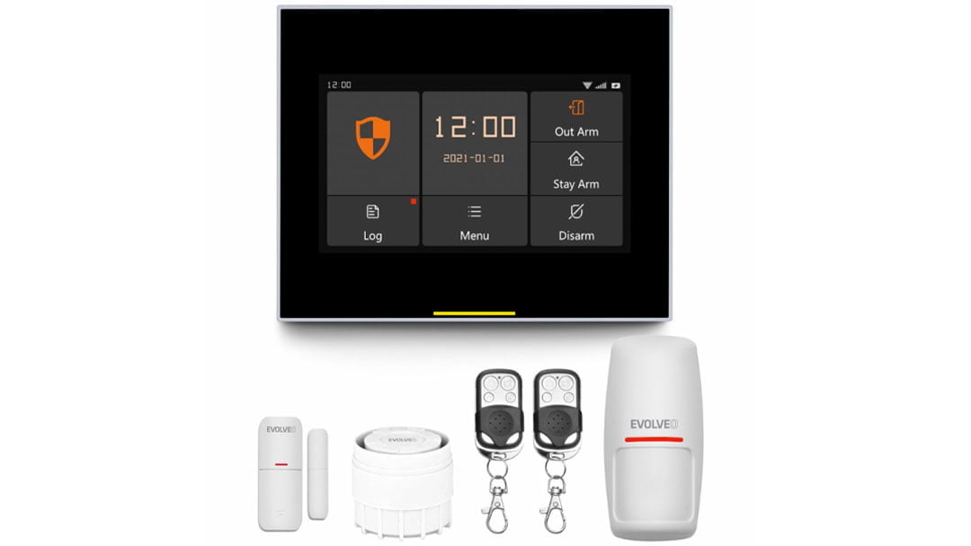 Chytrý bezdrátový alarm EVOLVEO Alarmex Pro podporuje až 200 senzorů ...