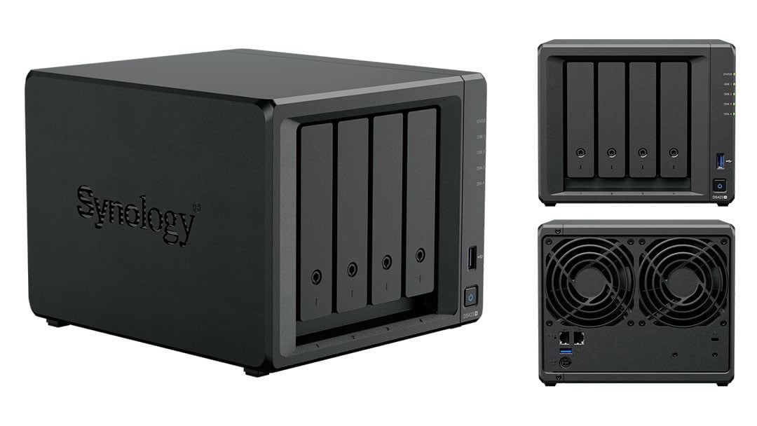 Synology DiskStation DS423+ pro ukládání souborů doma i v kanceláři ...